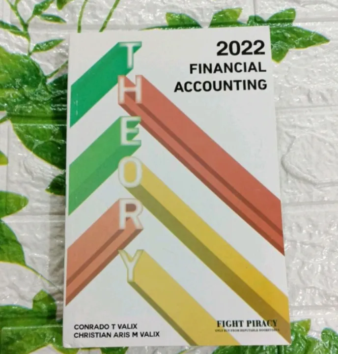 THEORY Financial Accounting 2022 edition By: Conrado T.Valix | Lazada PH