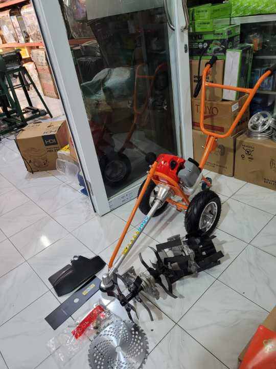 PROQUIP Mesin Potong Rumput Dorong + 2Set Cultivator | Lazada Indonesia