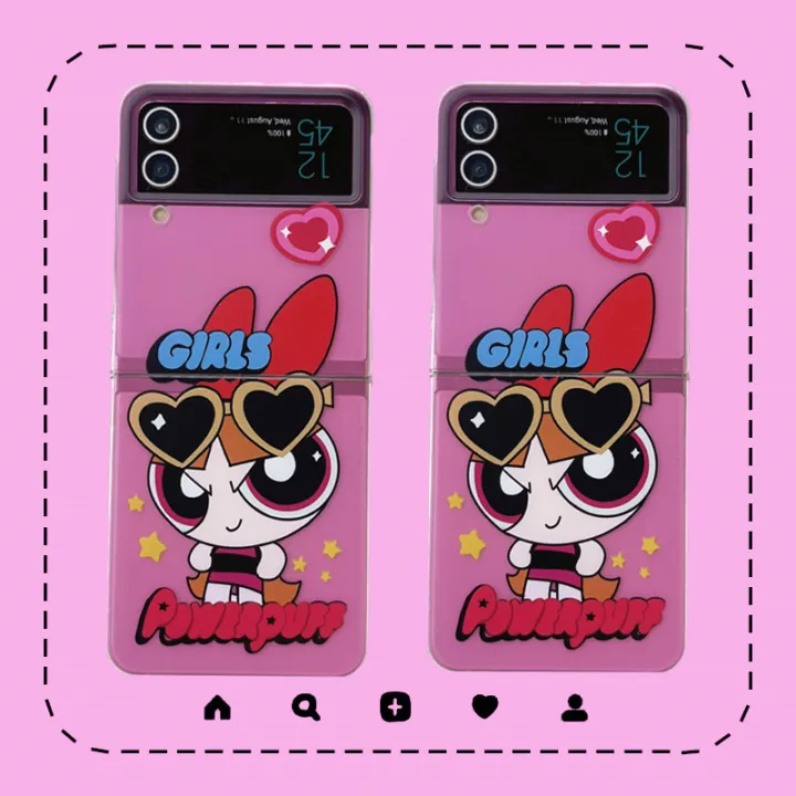 Cute Cartoon Phone Case For Samsung Galaxy Z Flip 4 3 5g Galaxy Z Fold