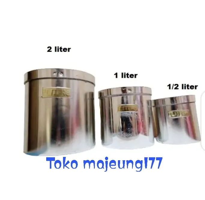 Literan beras set 1 liter 1/2 liter 2 liter | Lazada Indonesia