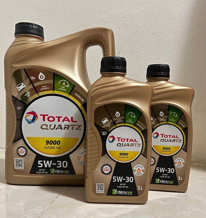 น้ำมันเครื่อง TOTAL QUARTZ 9000 Future FGC 5W-30 สังเคราะห์แท้ 100% ...