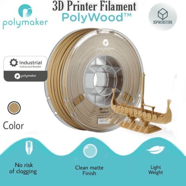 Polymaker PolyWood (1.75mm/2.85mm) 3D Printer Filament | Lazada PH