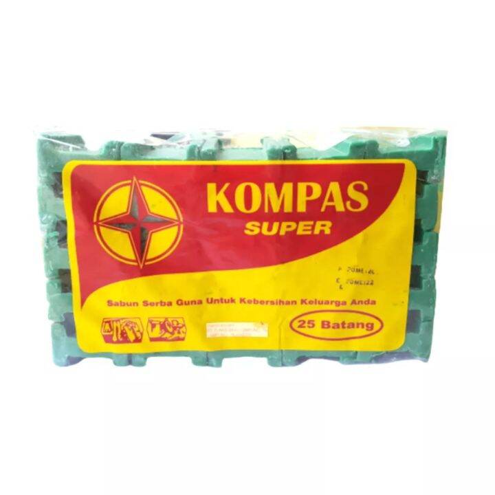 Sabun Batang Kompas Isi 25 Batang | Lazada Indonesia