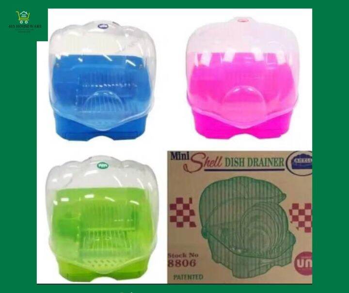Mini Shell Dish Drainer with Drip Tray Pingganan Uniglobal 8806 | Lazada PH