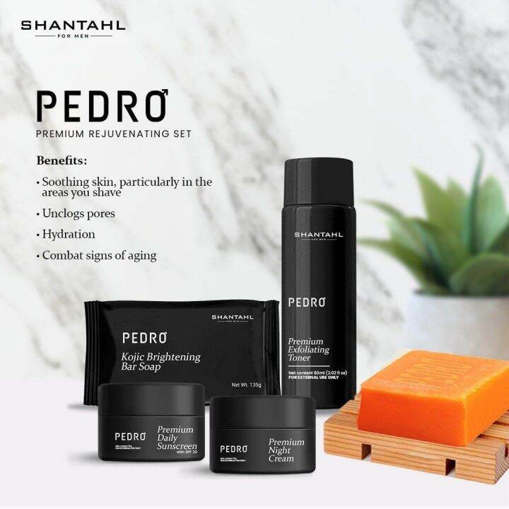 PEDRO premium rejuvenating set for shantahl for Men | Lazada PH