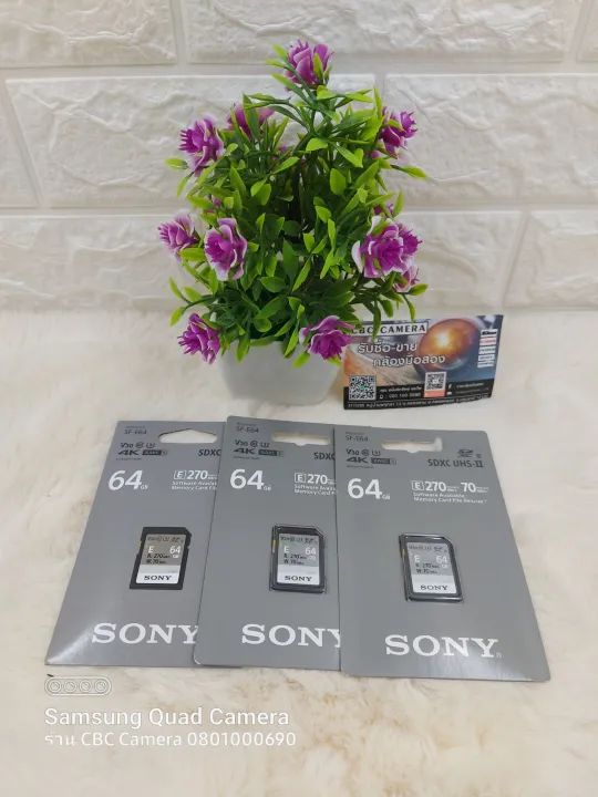 Sony Memory Card 64 GB ของแท้ประกันศูนย์ | Lazada.co.th