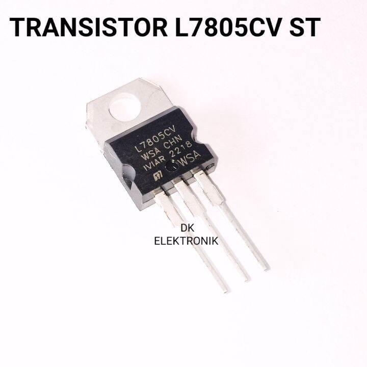 IC REGULATOR L7805CV 7805 L7805 TRANSISTOR REGULATOR 7805 L7805CV 5V 5 VOLT TO-220 ST | Lazada ...