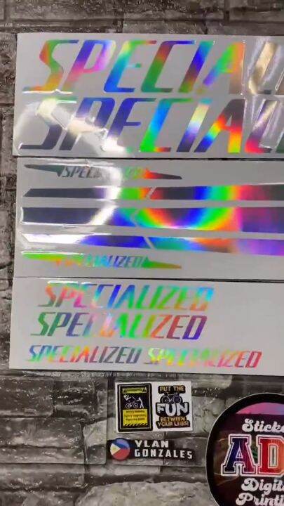 SPECIALIZED Frame Set Decal Vinyl Stickers MORE COLORS | Lazada PH