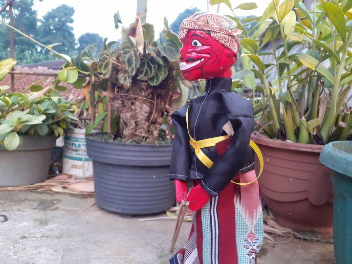 wayang golek cepot mangap | Lazada Indonesia
