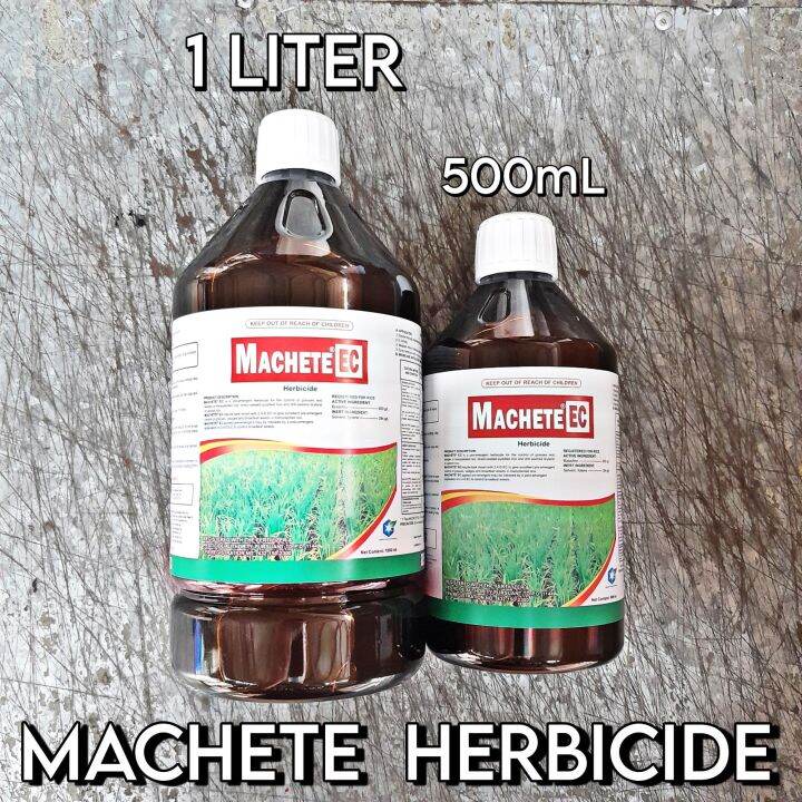 MACHETE EC BUTACHLOR HERBICIDE FOR RICE (Available sizes: 1 LITER and ...