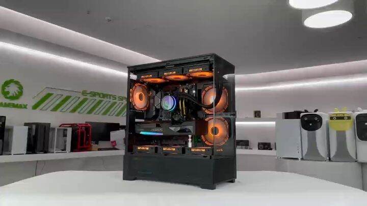 [AIM RESOURCES] GameMax Vista Mid-tower Gaming ATX case, With 6 ARGB ...