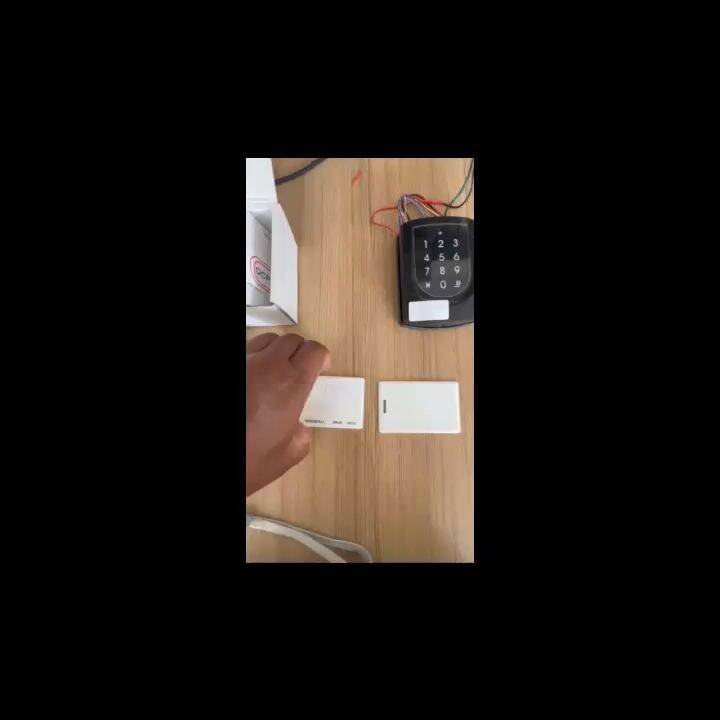 บัตรคีย์การ์ด (1.8mm) Thick Card 125kHz Writable Rewrite T5577 RFID ID ...