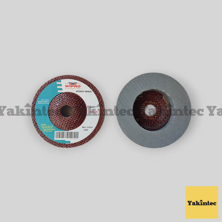 Mata Gerinda Poles / Sponge Gurinda Poles 4" Grit 120 / WIPRO Spongy Wheel | Lazada Indonesia