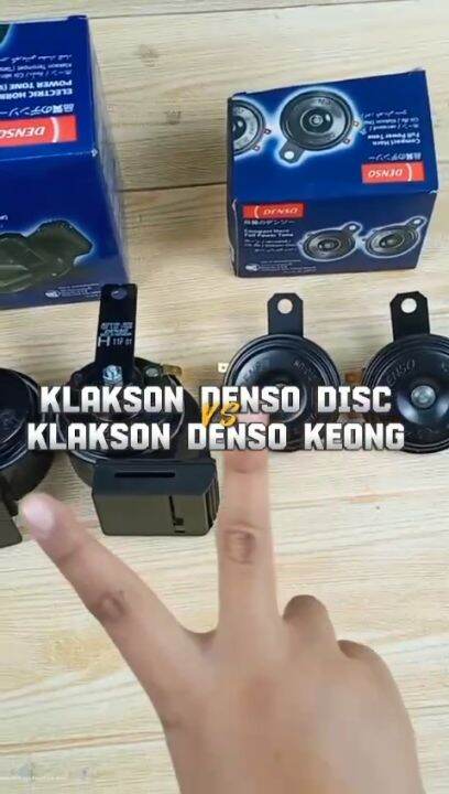 KLAKSON DENSO MODEL KEONG WATERPROOF TANPA KABEL KLAKSON HIGH QUALITY ...
