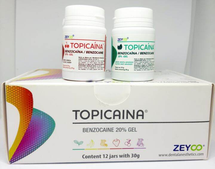 Zeyco Topicaina Benzocaine 20% gel 30g | Lazada PH