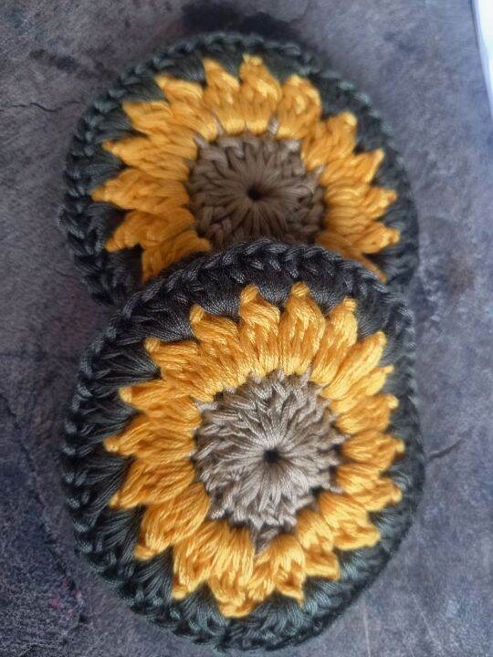 Sun Flower Crochet Headset Cover | Lazada PH