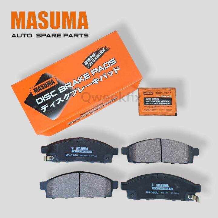 Mitsubishi Montero Sport Gen2 and Strada 2006-2015 Front Brake Pads w ...