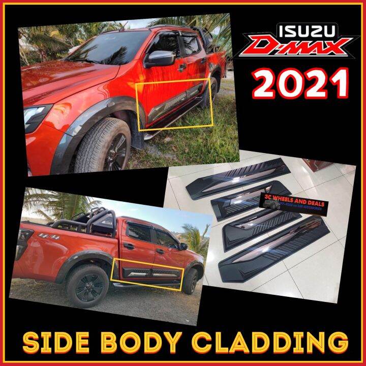 ISUZU DMAX 2021 SIDE BODY CLADDING | Lazada PH