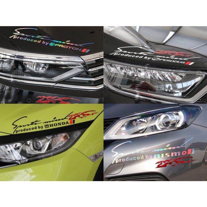 perodua proton honda nismo car sticker bonet stiker kereta bumper body ...