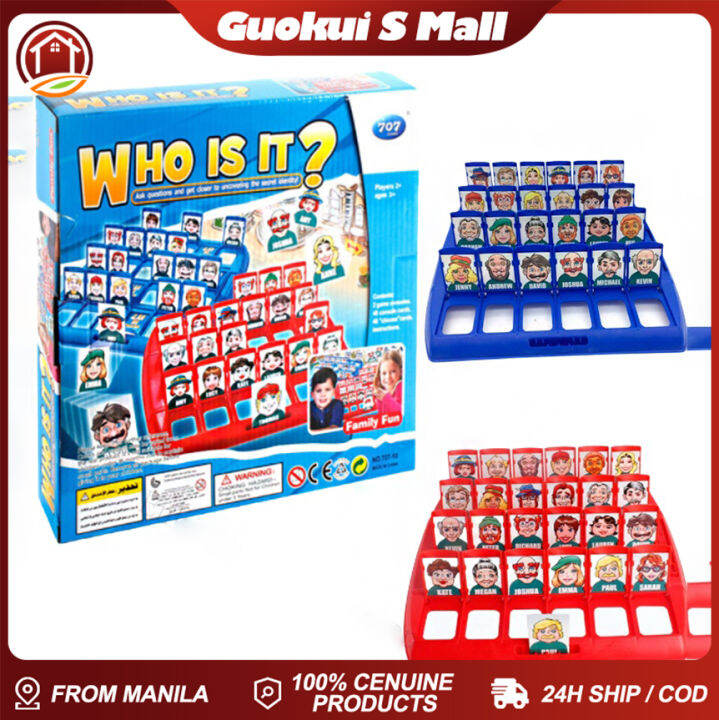 Who is it Board Game Toys Family Guessing Games Memory Training Parent ...