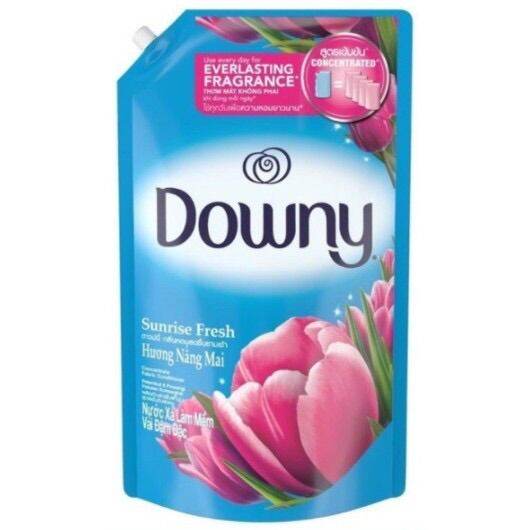 Downy ดาวน์นี่ กลิ่นหอมสดชื่นยามเช้า ขนาด 1.2ลิตร 1ถุง | Lazada.co.th