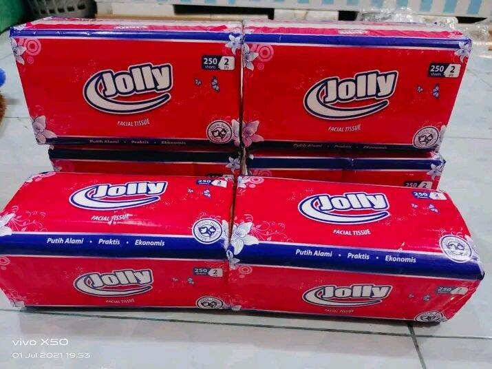 Jolly facial tissue .250 sheets (4pack) | Lazada Indonesia