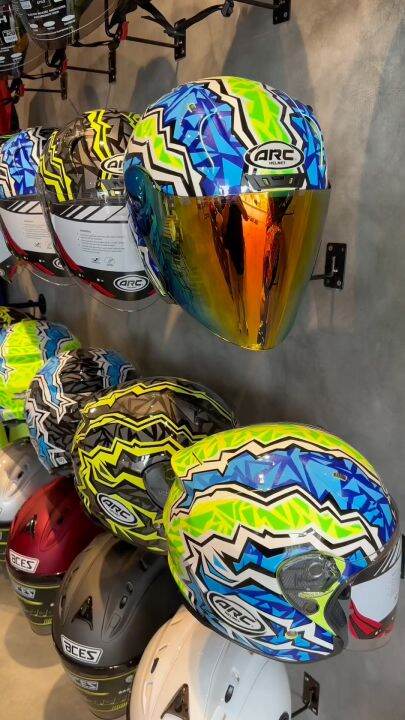 Helmet ARC XR Laguna - Neon / Yellow/Black / Blue/Black ★NEW Design ...