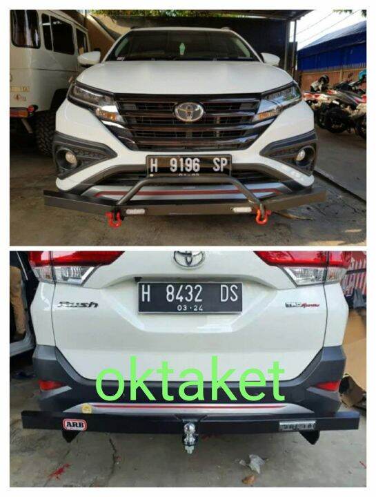 tanduk towing bumper depan belakang ARB all new rush Terios 2018-2022 gr sport | Lazada Indonesia