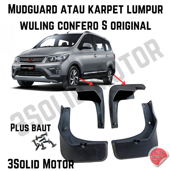 MUDGUARD ATAU KARPET LUMPUR WULING CONFERO S PLUS BAUT ORIGINAL ...