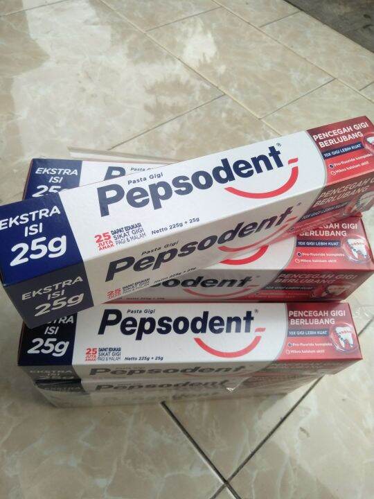 pepsodent extra isi 225g+25g | Lazada Indonesia