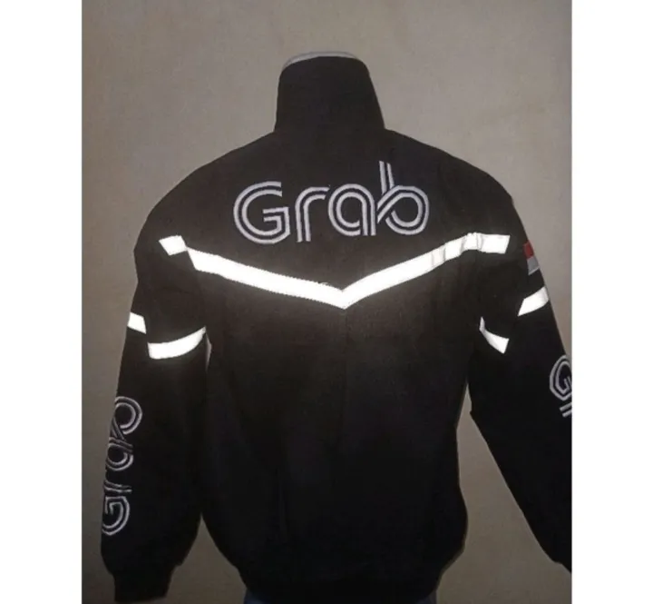 Jaket Motor Bomber GRAB Anti air Seseain Terbaru 2022 Ukuran S,M,L,XXL ...