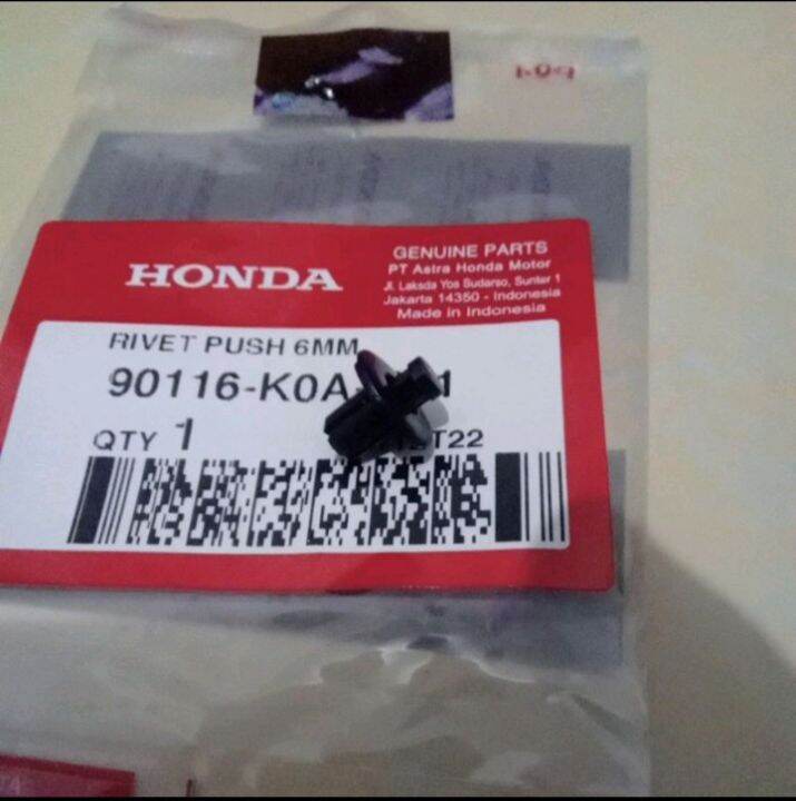kancing body body rivet push 6mm scoopy k2f beat k1a adv cbr 150r k45r ...