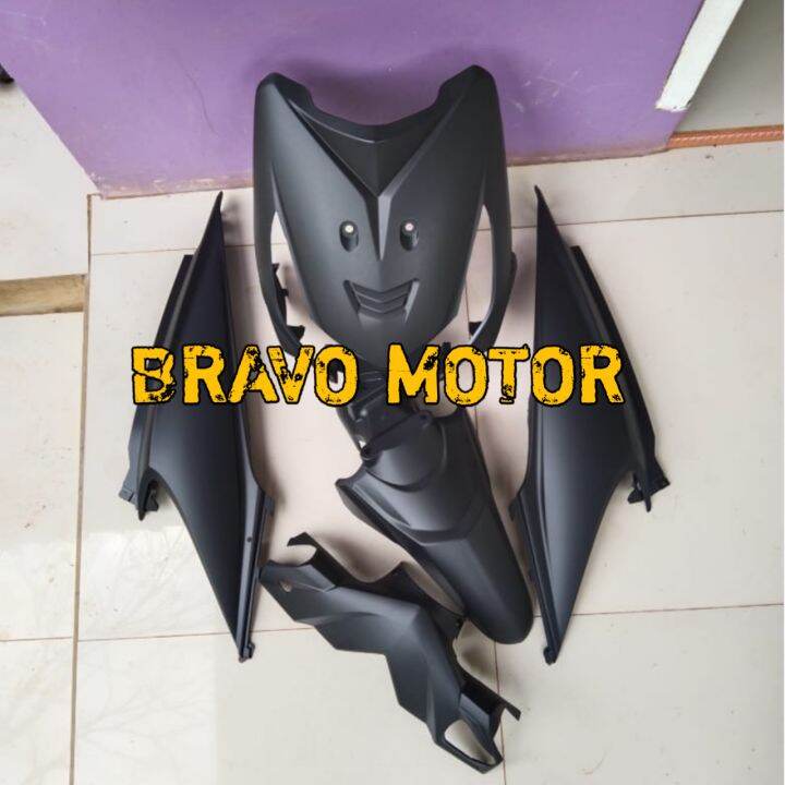 Cover body full halus Honda Beat Karbu 2010 - 2012 hitam doff - Full ...
