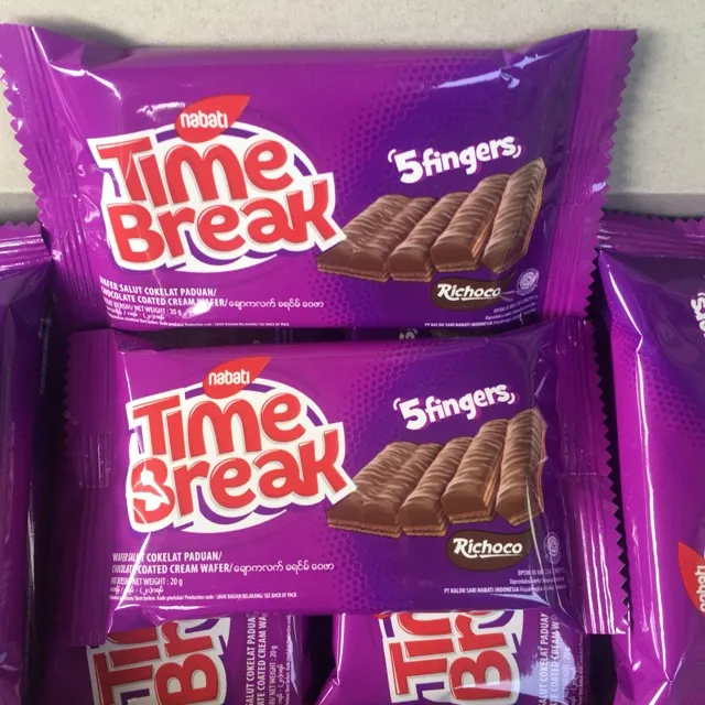 Nabati Time Break Coklat 1 Pack isi 10pcs | Lazada Indonesia