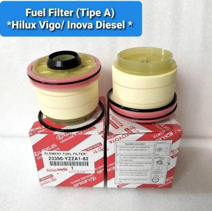 Filter solar hilux vigo/innova diesel original | Lazada Indonesia