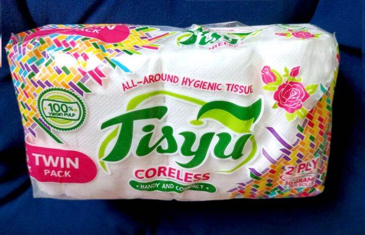 2 Ply Twin Pack All around hygienic tissue - Tisyu Coreless | Lazada PH