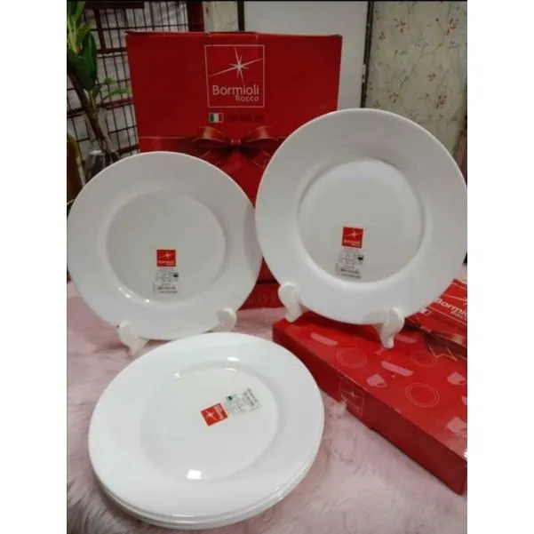Bormioli Rocco Toledo Opal Dinner Plates 25cm | Lazada PH
