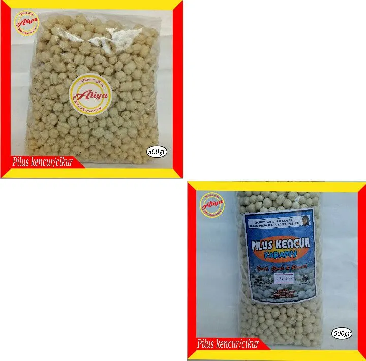 Pilus kencur\cikur dua sari/Karamy (500gr). Camilan enak gurih renyah ...
