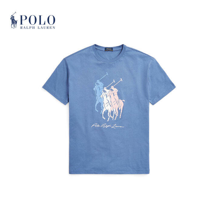 Polo Ralph Lauren Men's Classic Fit Big Pony Jersey T-Shirt | Lazada PH