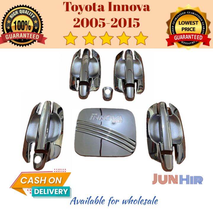 TOYOTA INNOVA DOOR HANDLE BOWL GAS TANK CHROME COVER 2004 2005 2006 ...