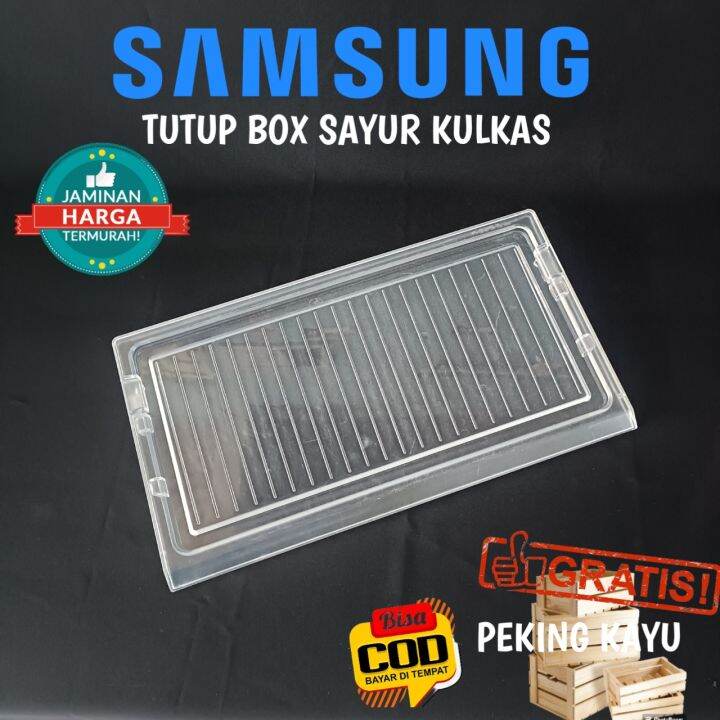 RAK SEKAT TUTUP BOX SAYUR DAN BUAH KULKAS SAMSUNG ORIGINAL | Lazada ...