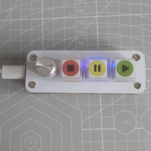 3 Button Knob Media Controller QLAB Keyboard Performance Pro Controller ...