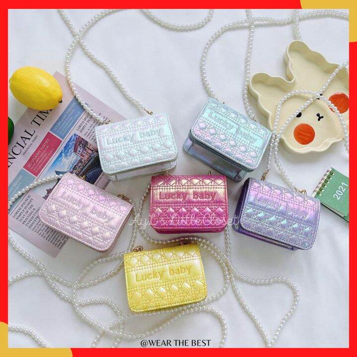 Kids Handbag Girls Crossbody Bag Girls Sling Bag Small Square Bag Top ...