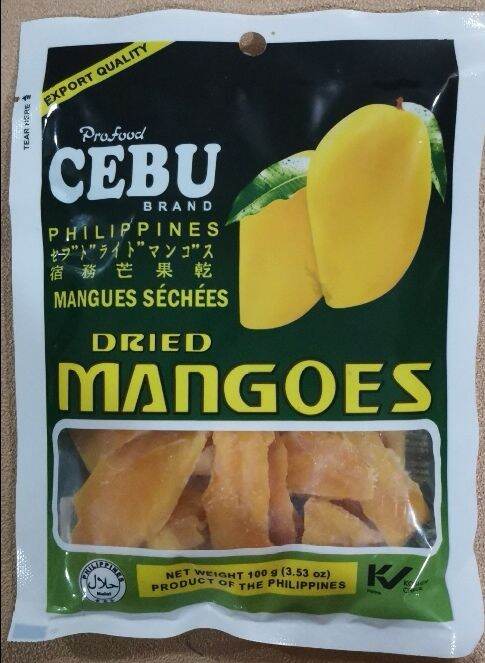 Cebu dried mangoes 100g | Lazada.co.th