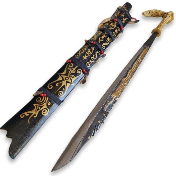 mandau Senjata Suku dayak mandau Hitam NaGa ukuran 80 cm mandau ...