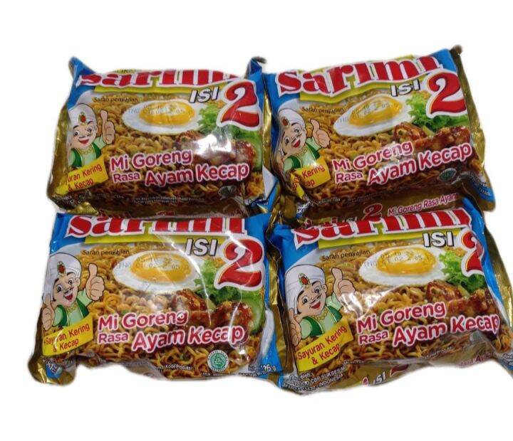 SARIMI GORENG ISI 2 RASA AYAM KECAP 4 BUNGKUS | Lazada Indonesia