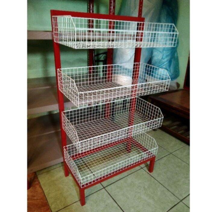 RAK TOKO WARUNG CHIKI SNACK SERBAGUNA JUMBO 4 SUSUN MURAH | Lazada ...