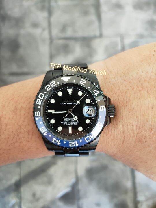 Seiko Mod Batman GMT Master Black สต๊อกในไทย พร้อมส่ง 1-2 วัน โปรโมชั่น ...