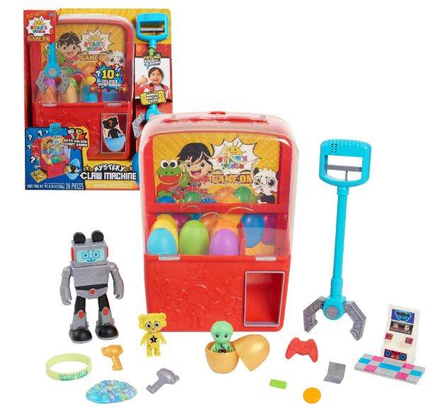 RYAN'S WORLD Mystery Claw Machine Playset and Figures by Just Play | Lazada