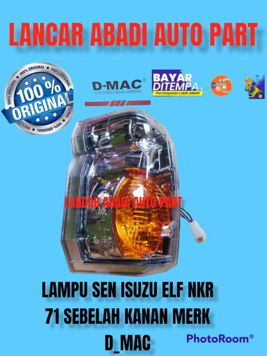 LAMPU SEN ISUZU ELF NKR 71 SEBELAH KANAN MERK DMAC | Lazada Indonesia
